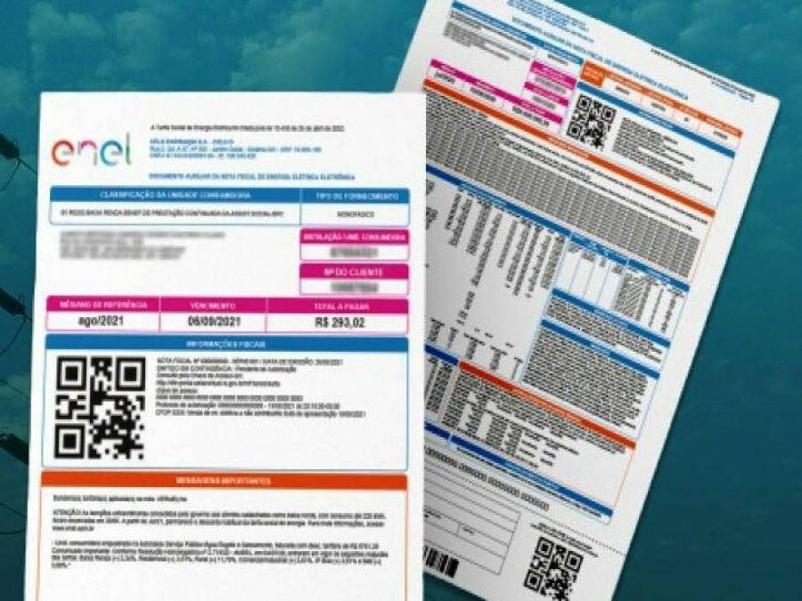 Enel RJ informa que contas de energia terão QR code com informações de ...